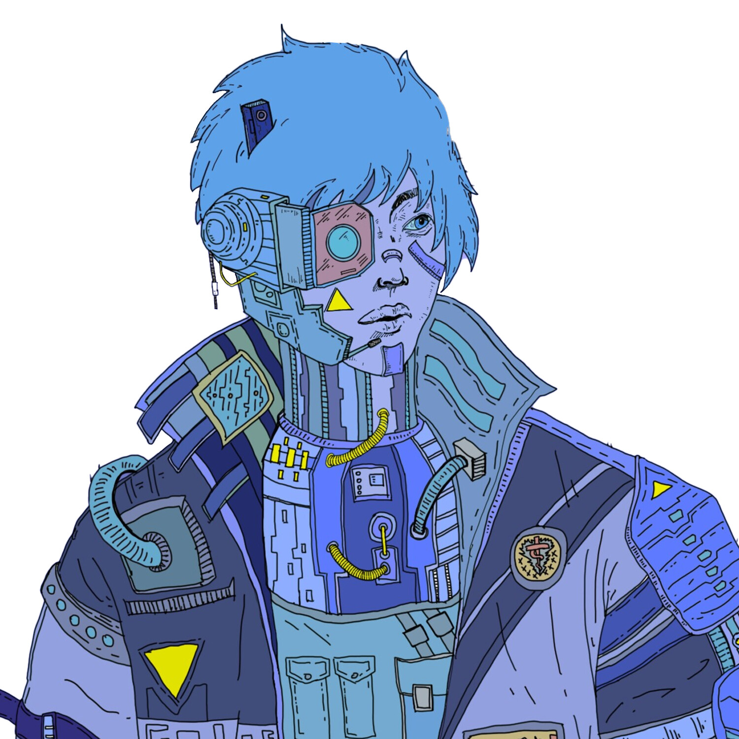 ArtStation - Cyberpunk boy