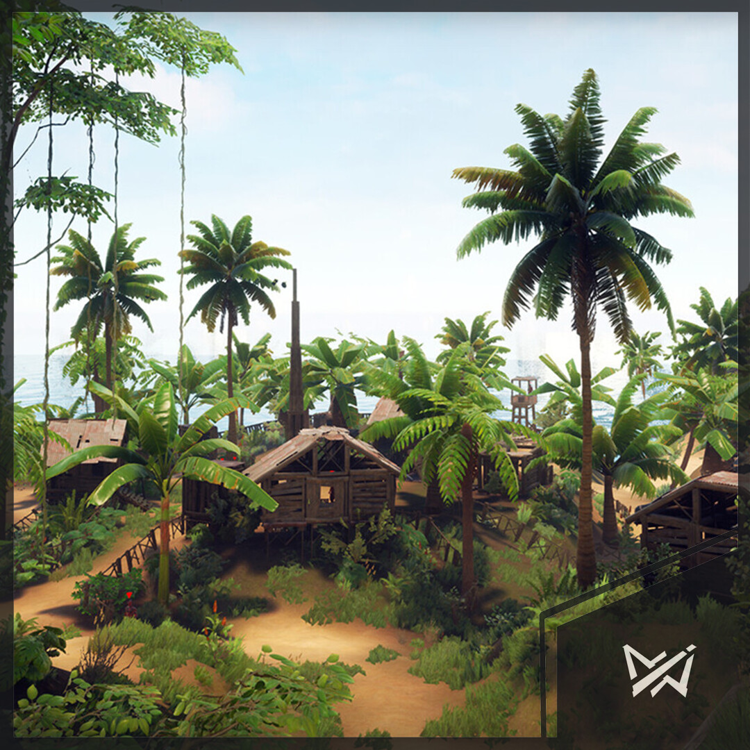 ArtStation - «Mot De Pas» - Jungle level design | Gamedev Bootcamp ...