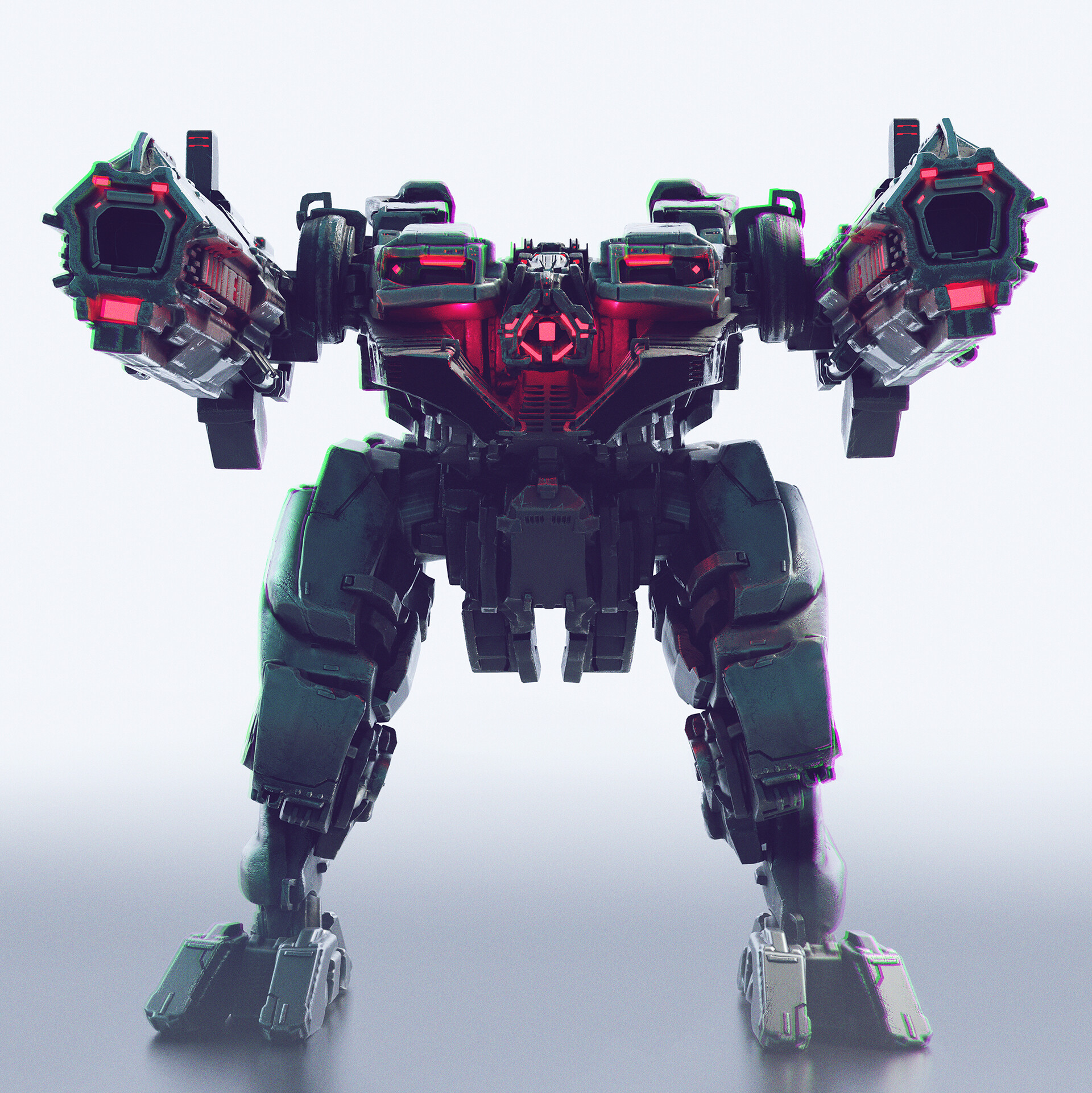 ArtStation - Walker mech