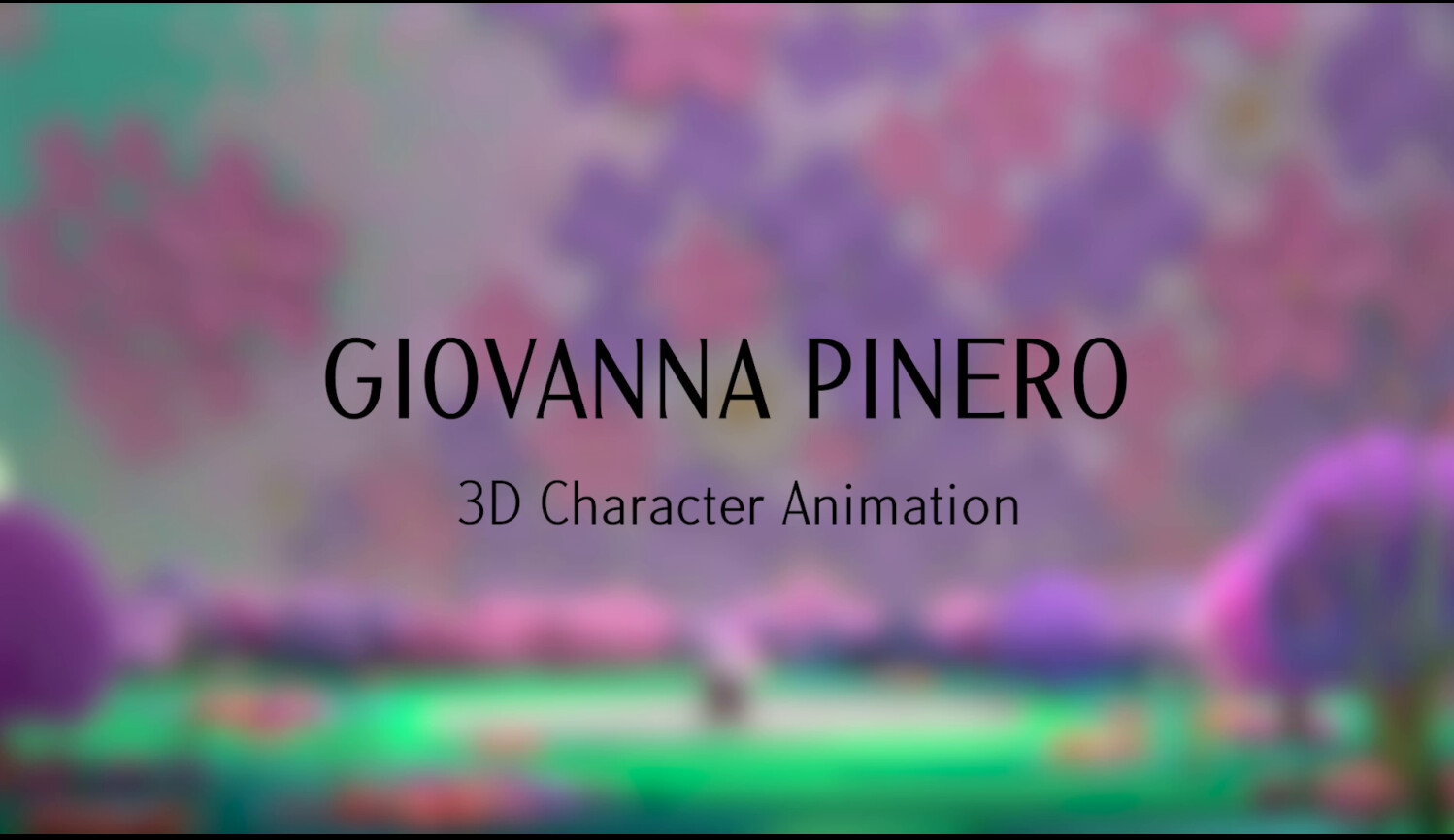 Giovanna PINERO - DEMO REEL 2024