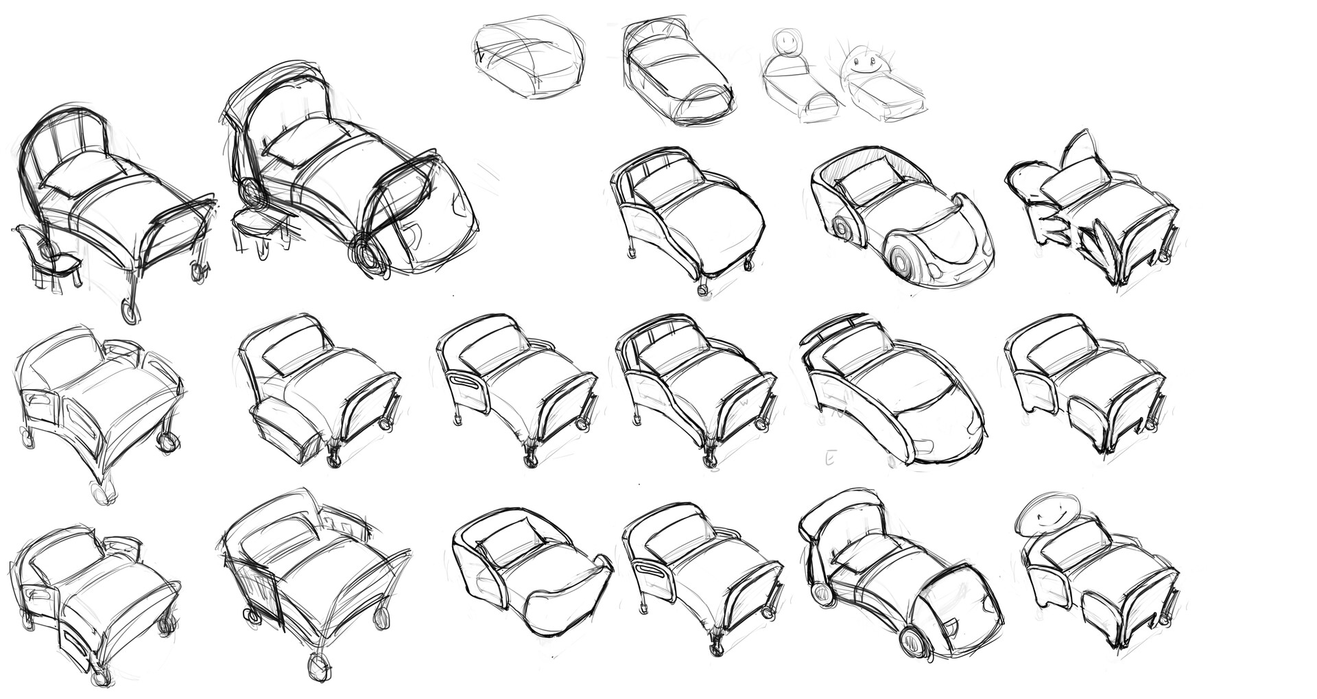 ArtStation - CoOperation_ more prop sketches