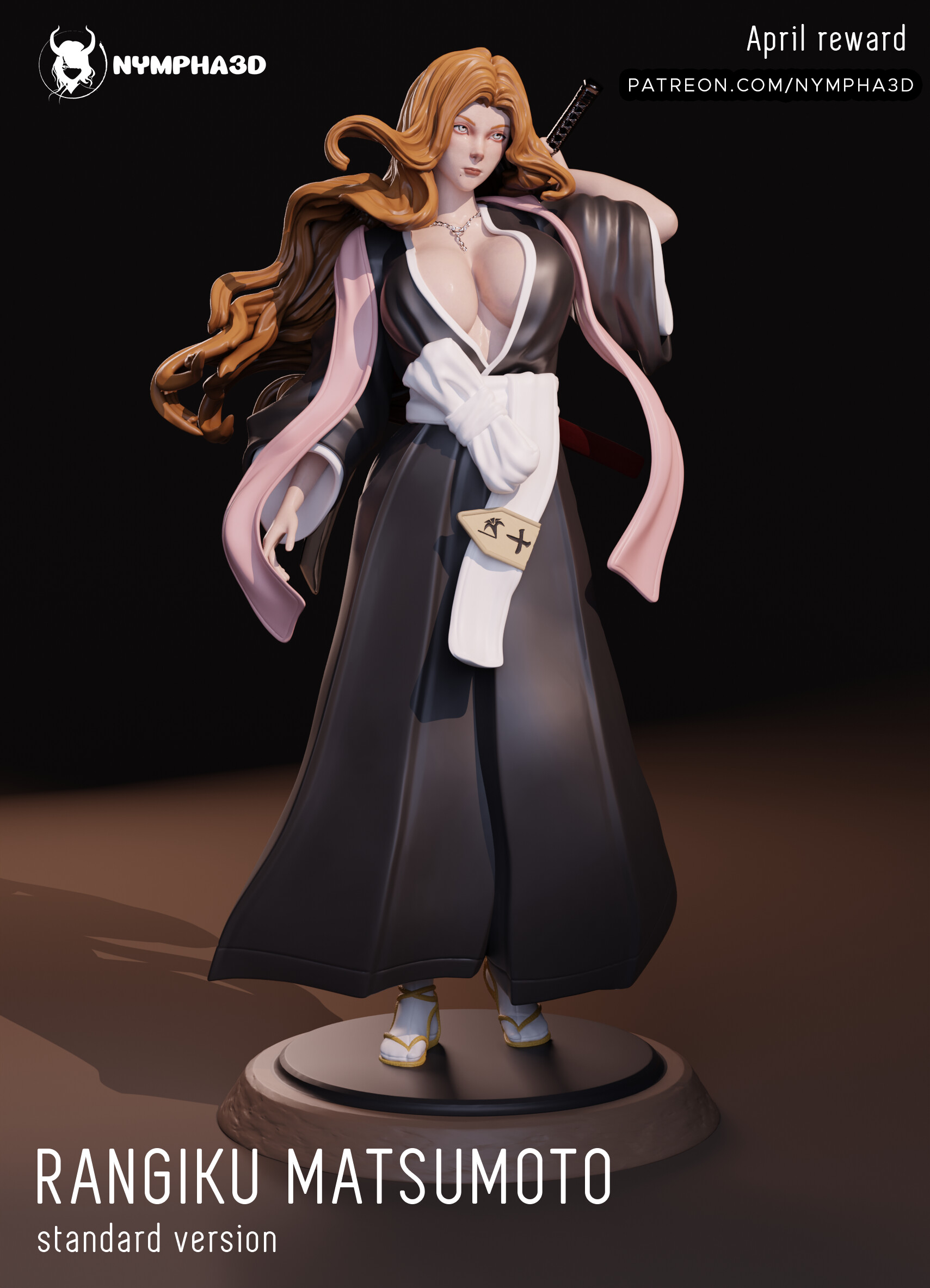 ArtStation - Rangiku Matsumoto (Bleach)