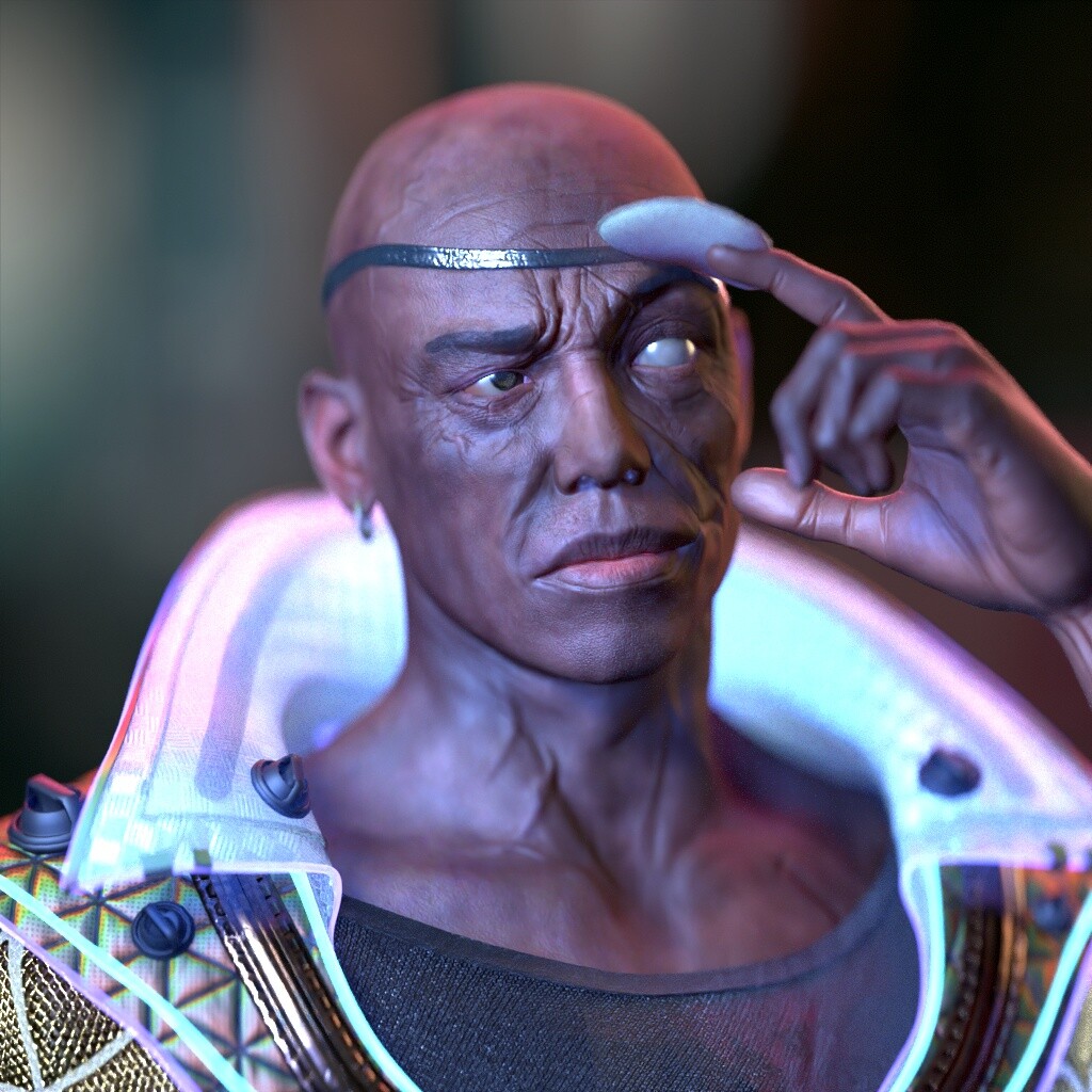 ArtStation - eye patch man