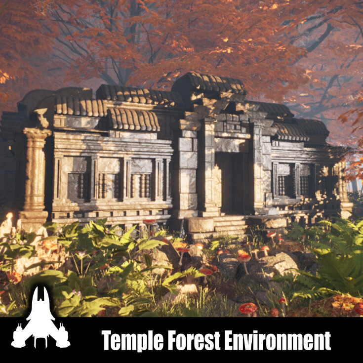 ArtStation - Temple Forest Environment (UE5)