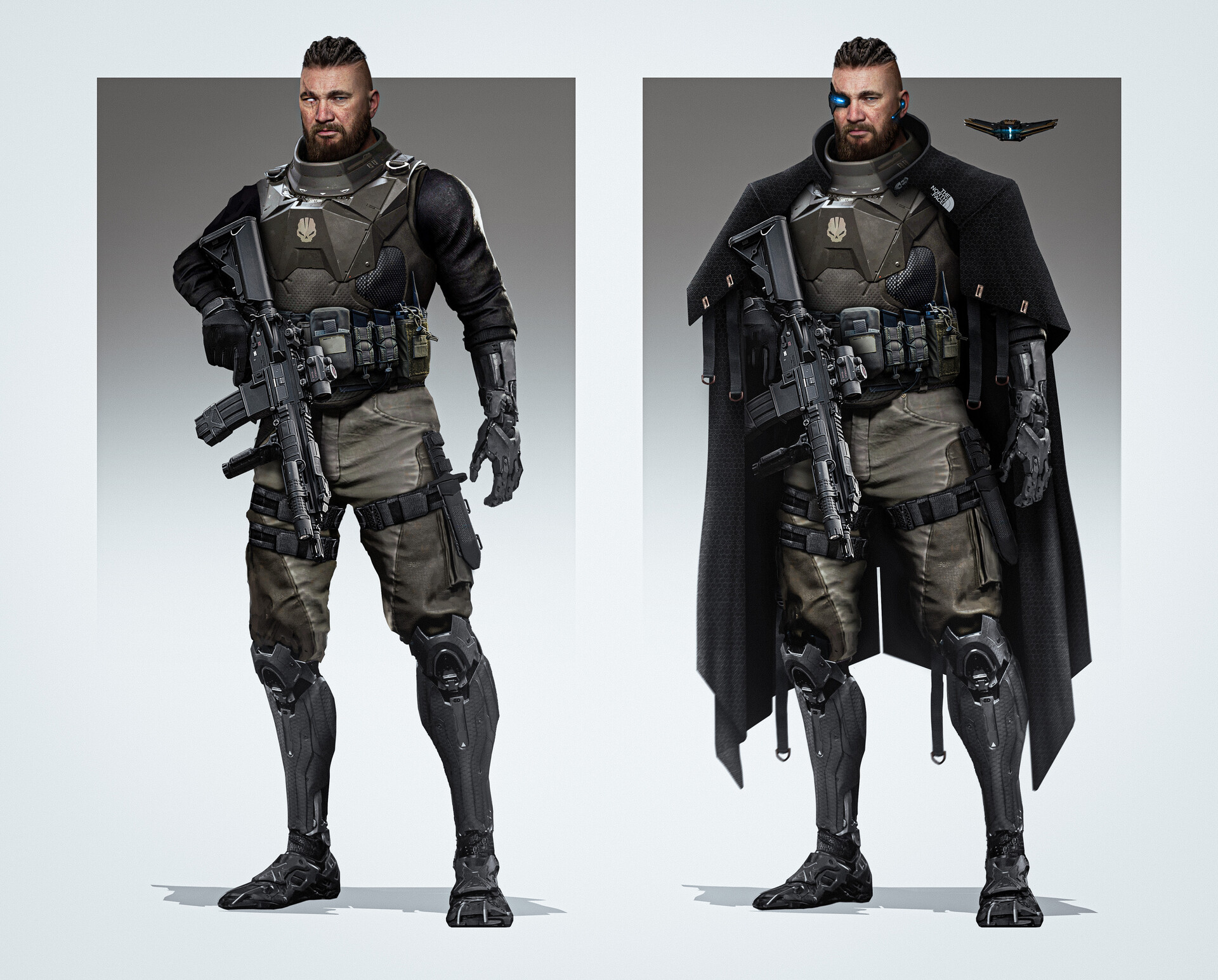 ArtStation - [Photobash] Character Concepting process