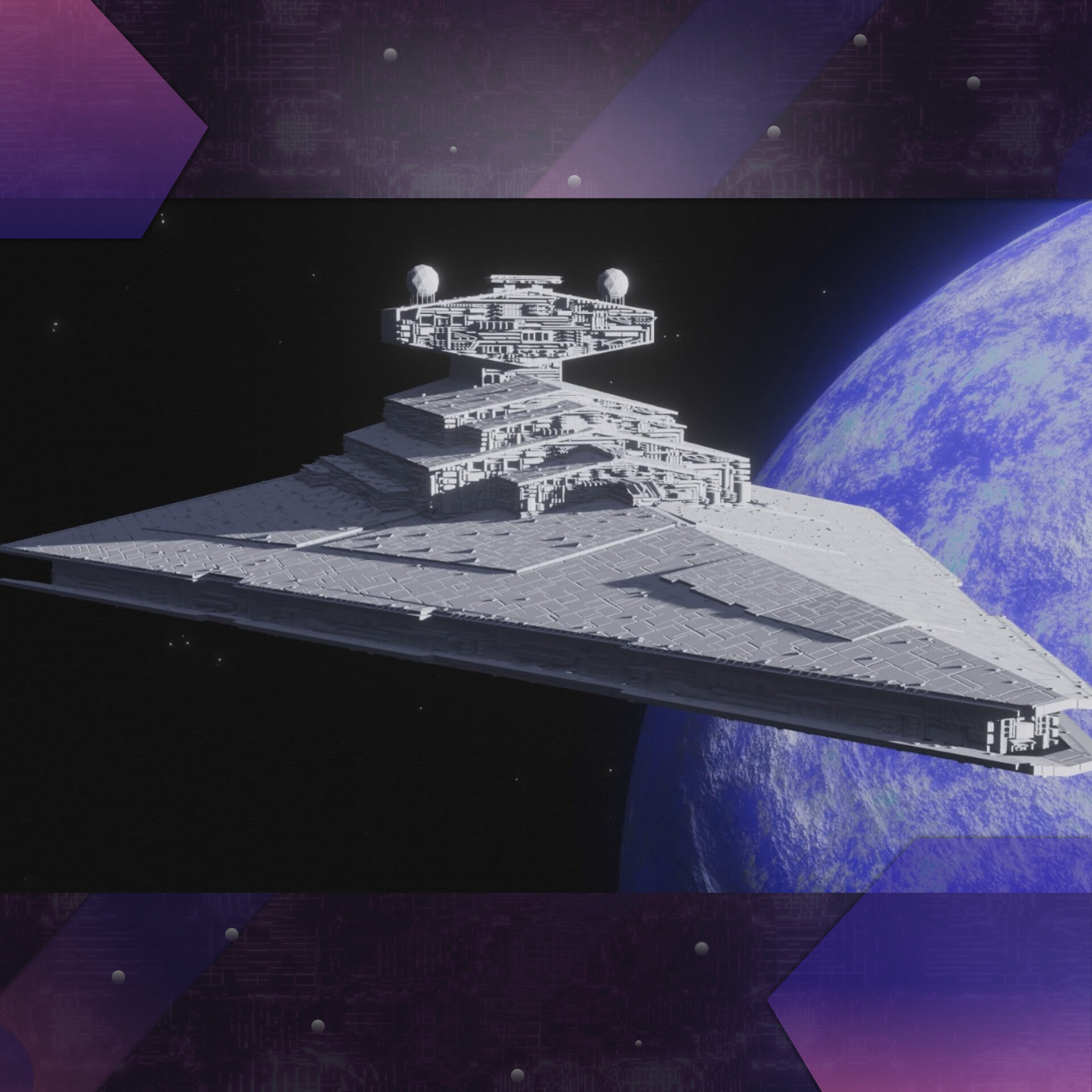 ArtStation - Star destroyer in Blender | Star Wars