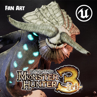 ArtStation - Ceadeus - The Lunar Abyss / Monster Hunter Tri - Fan art