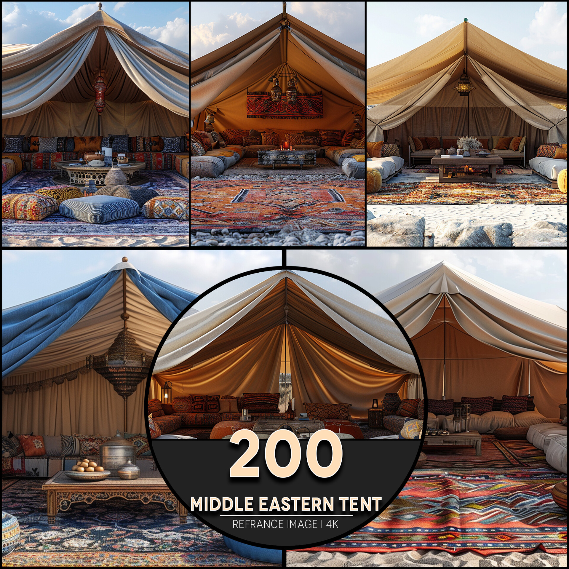ArtStation - Middle Eastern Tent 4K Reference/Concept Images