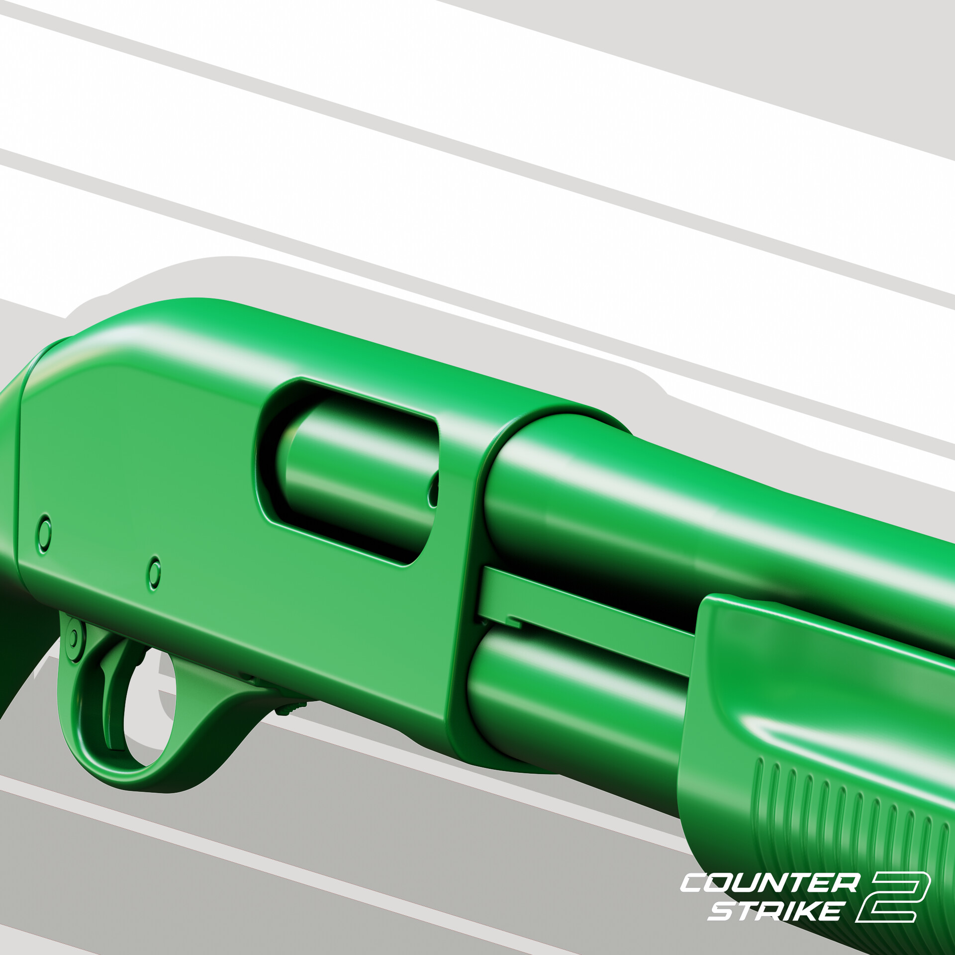 ArtStation - Counter-Strike 2 SawedOff High Poly