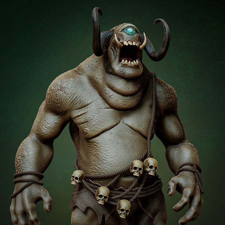 ArtStation - Cyclops Ogre