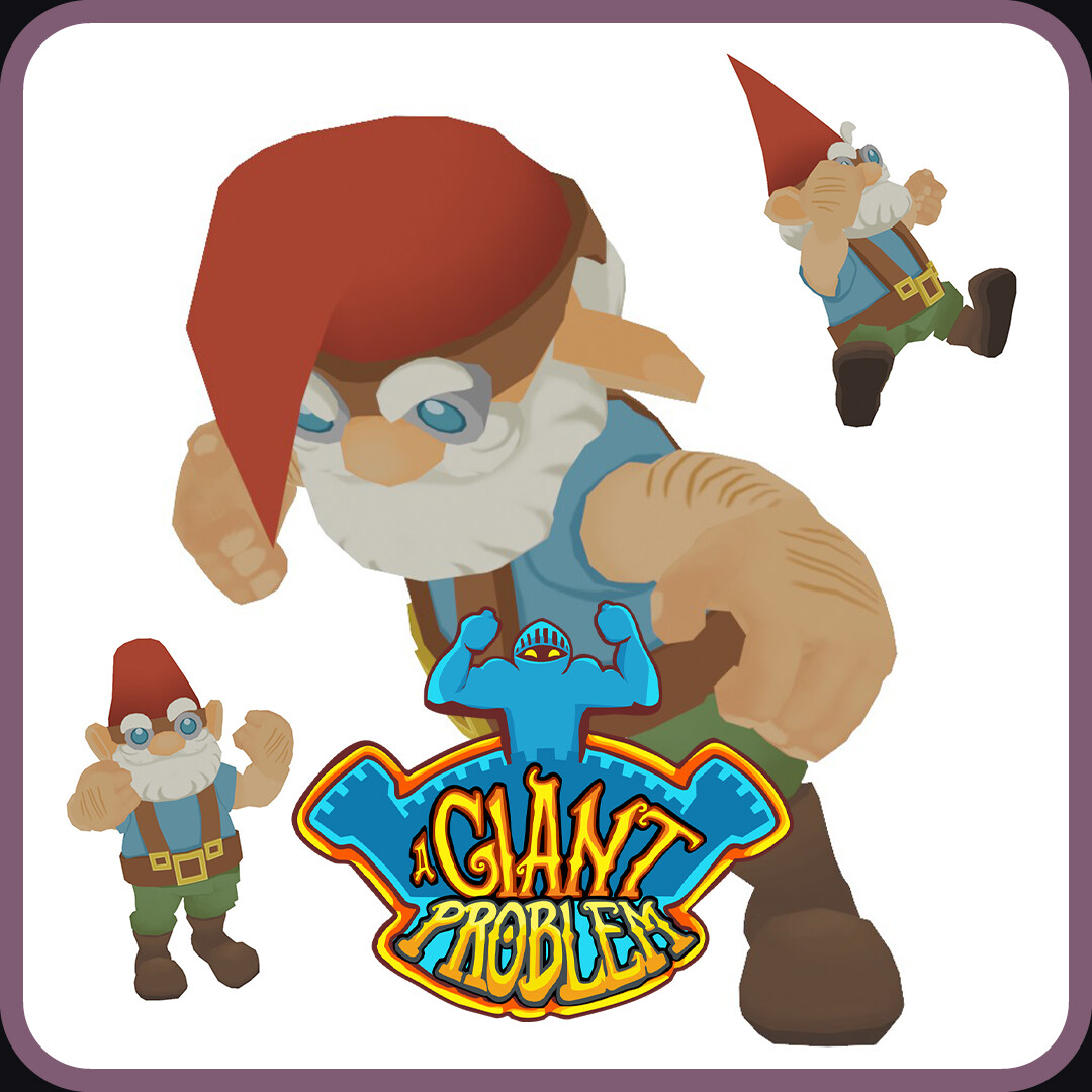 ArtStation - Gnome Character Animation - A Giant Problem