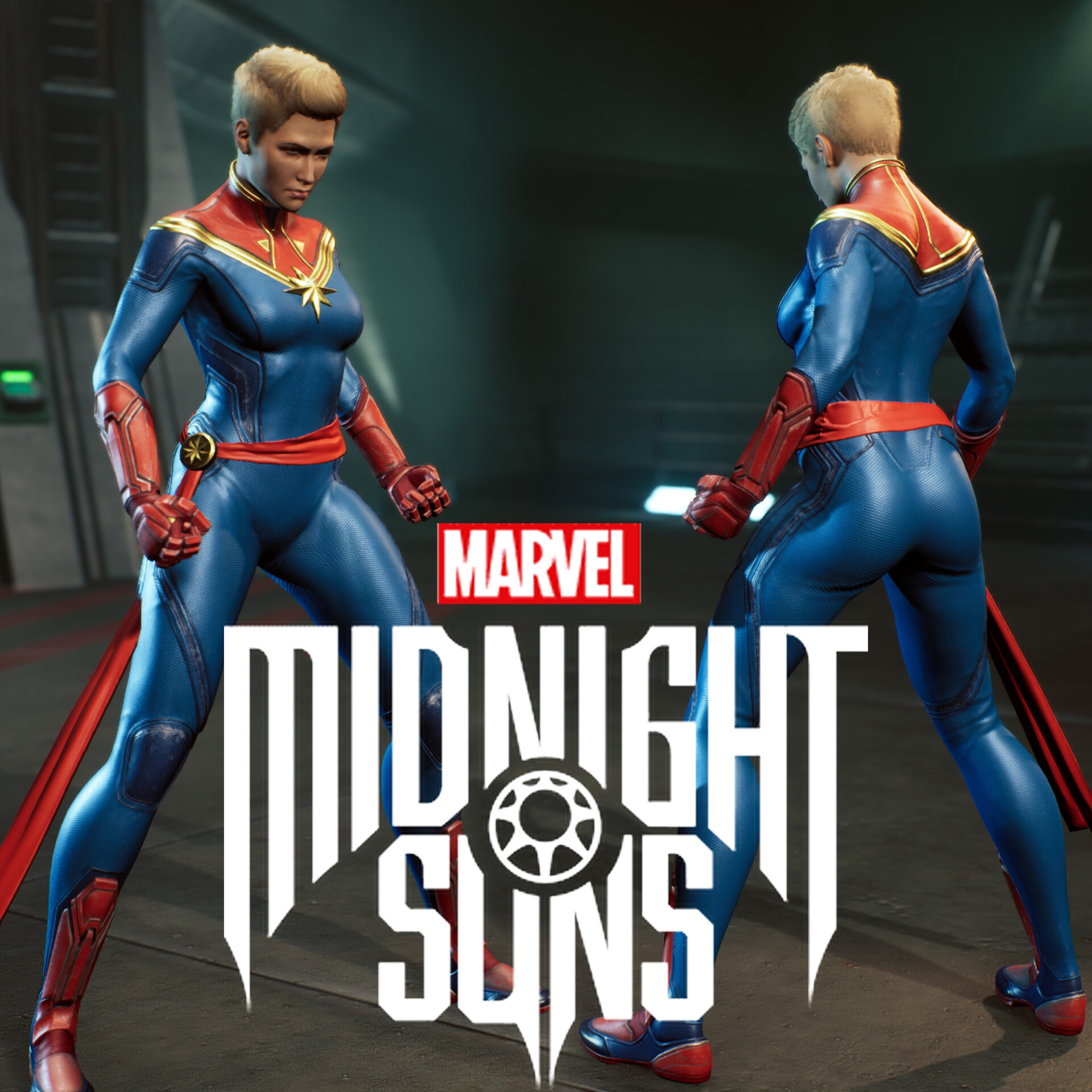 ArtStation - Marvel: Midnight Suns - Captain Marvel Suit