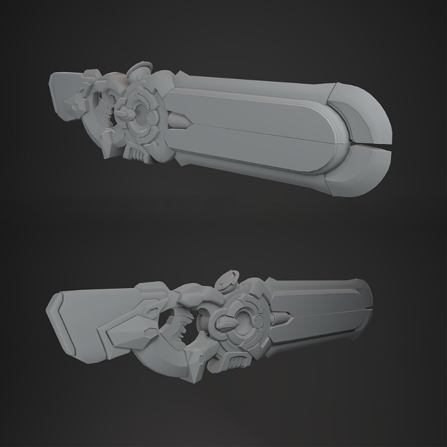 ArtStation - Overwatch weapons
