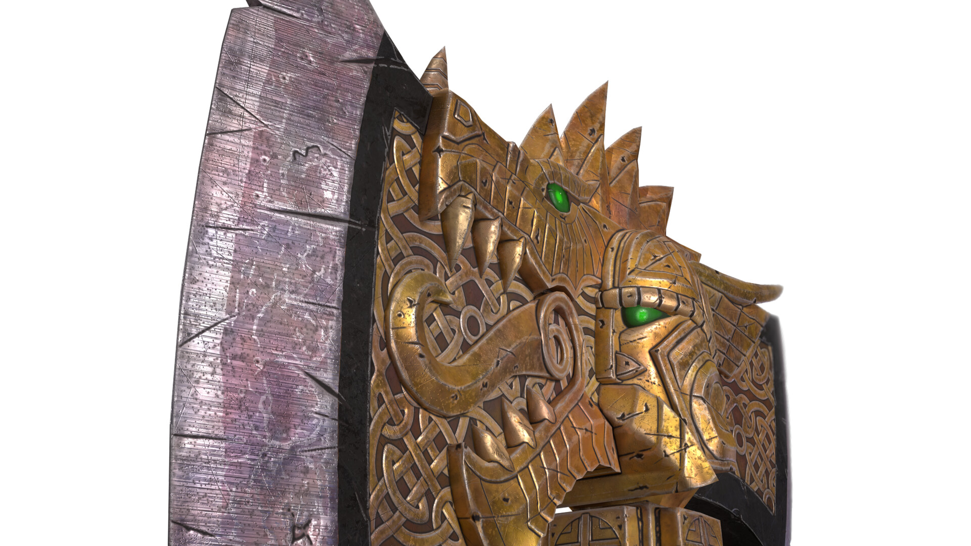 ArtStation - Dragon Slayer Axe: Game Ready Model