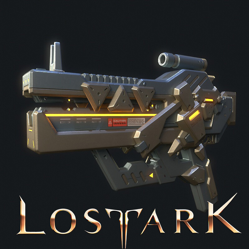 ArtStation - Lostark Sci-Fi Sub Machinegun