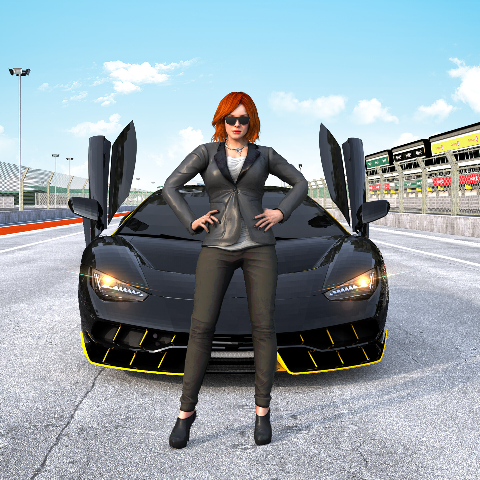 ArtStation - Racing Car