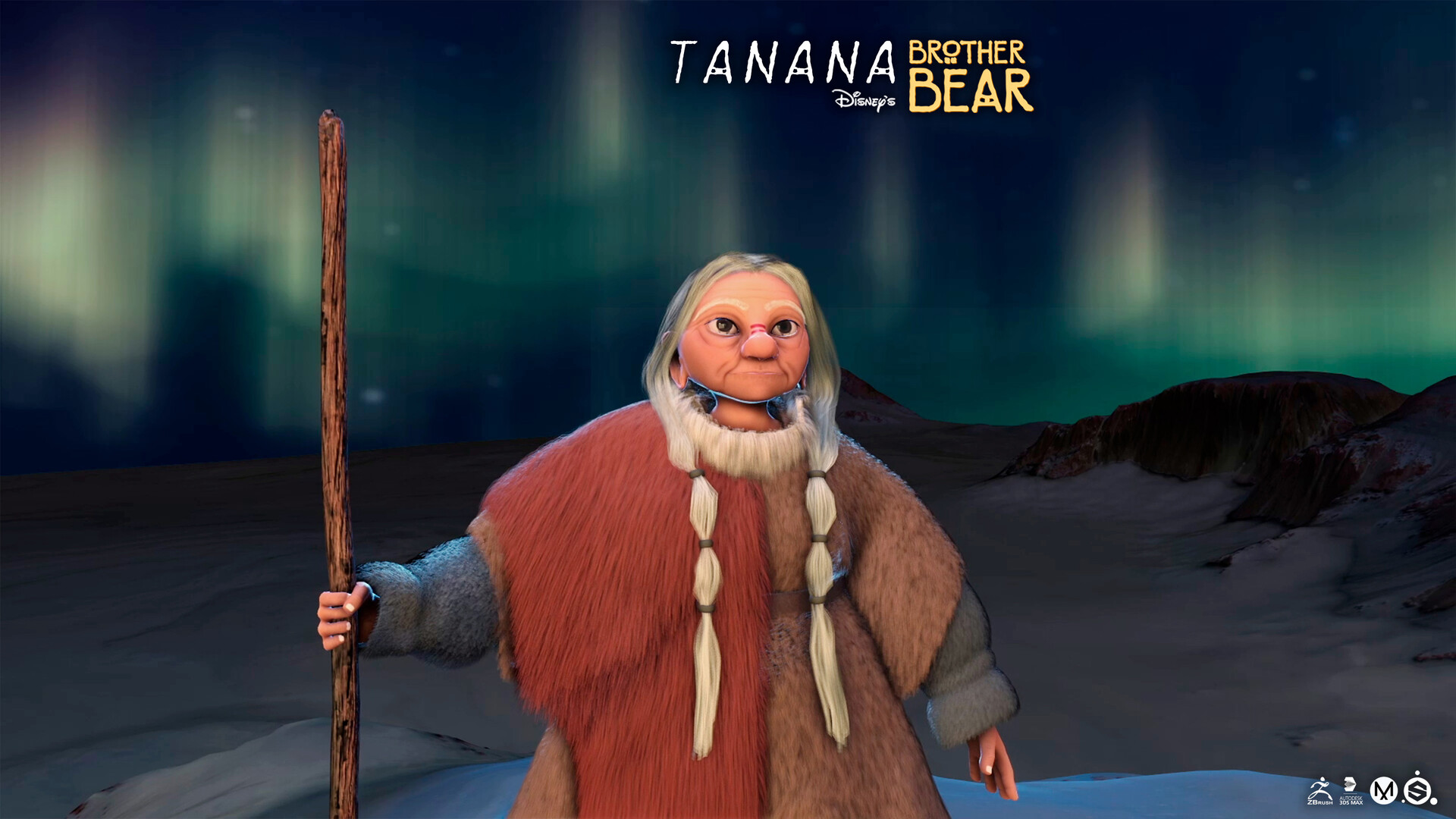 Aly Sancho | Sandchild - 3D Character Model: Brother Bear - Tanana