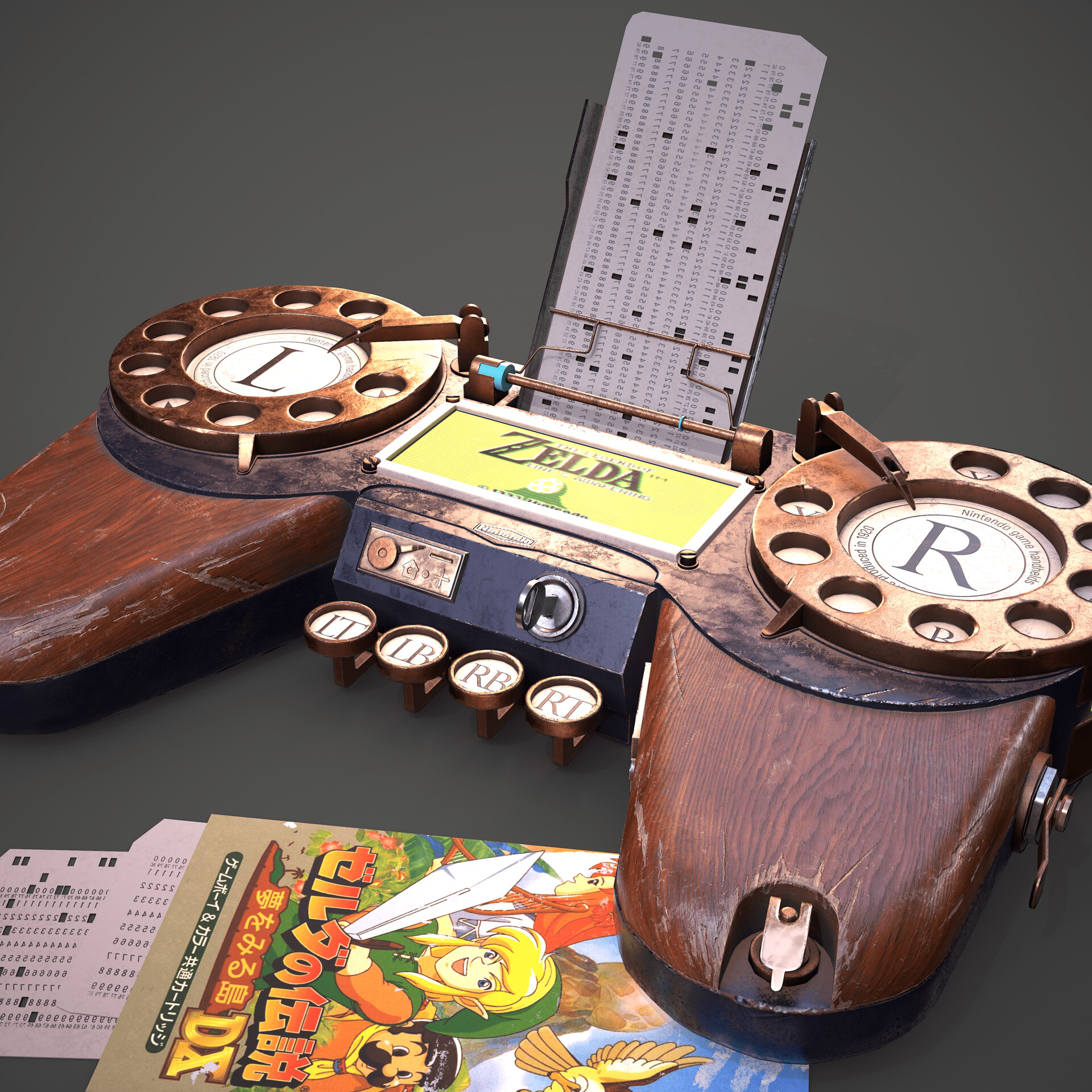 ArtStation - Legend of Zelda: 1920's Nintendo Console