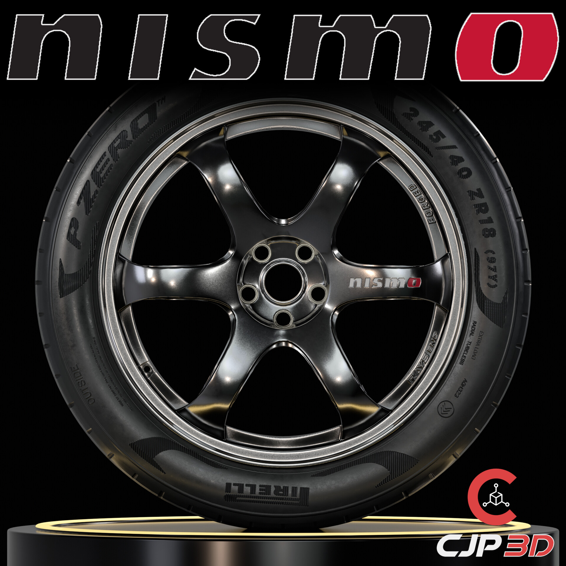 ArtStation - Nismo R35 Wheel Rim