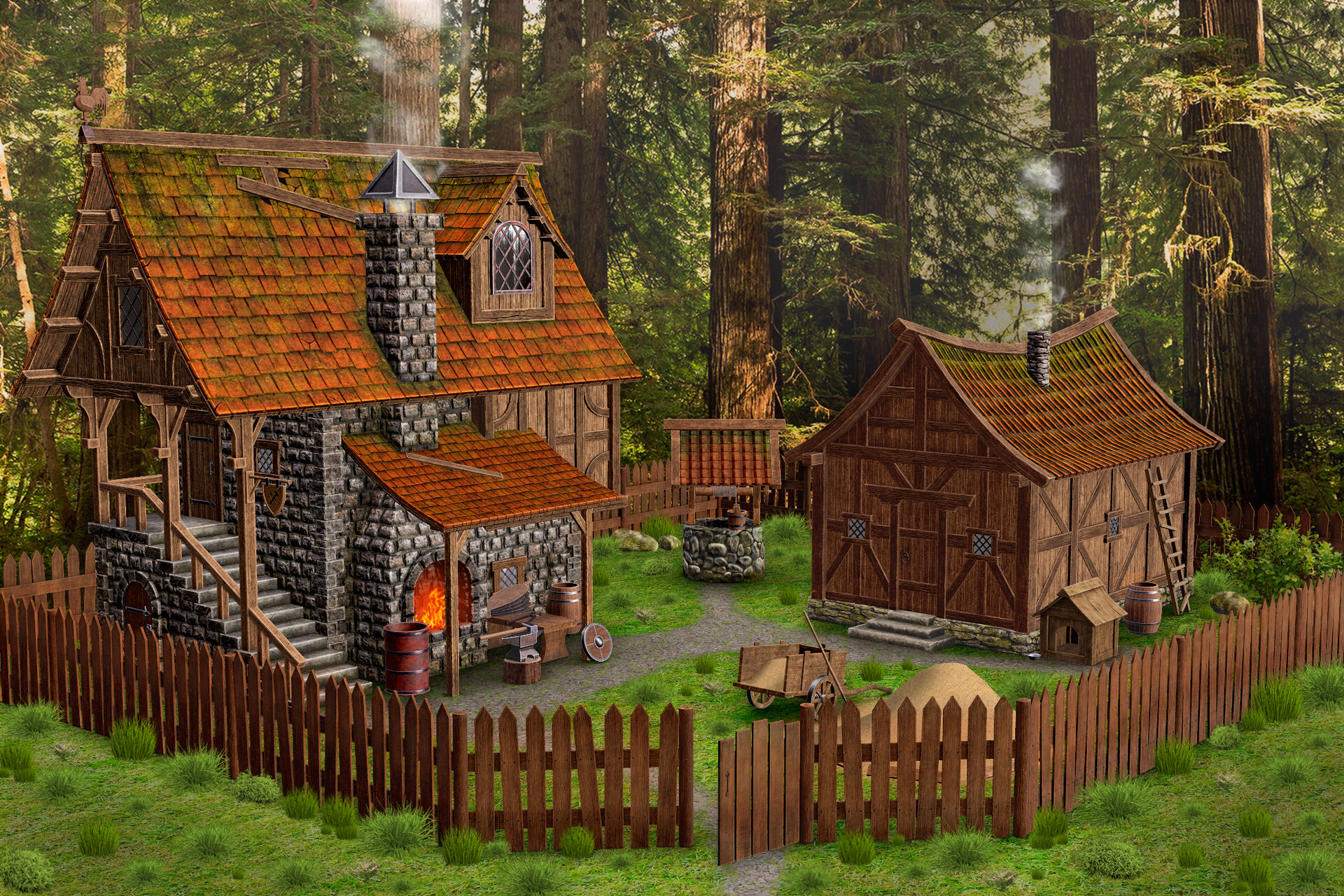 Iryna Nikitina - Smith's house