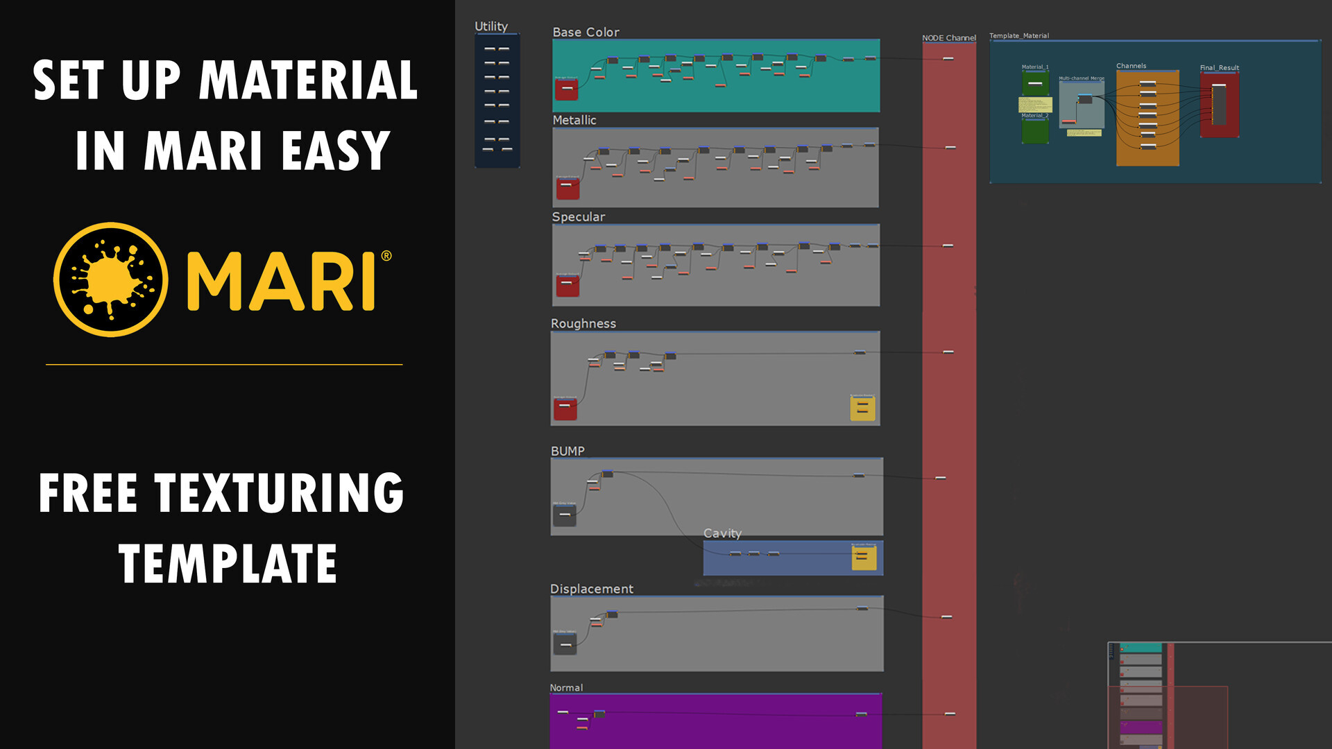 ArtStation - Free Mari Material Node Graph Template