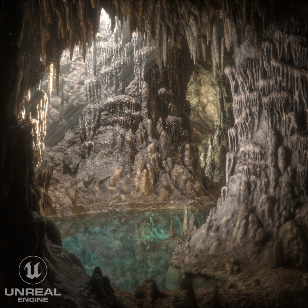 ArtStation - Limestone Cavern
