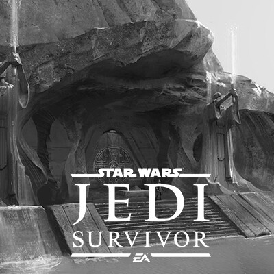 ArtStation - Jedi Cave Entrance