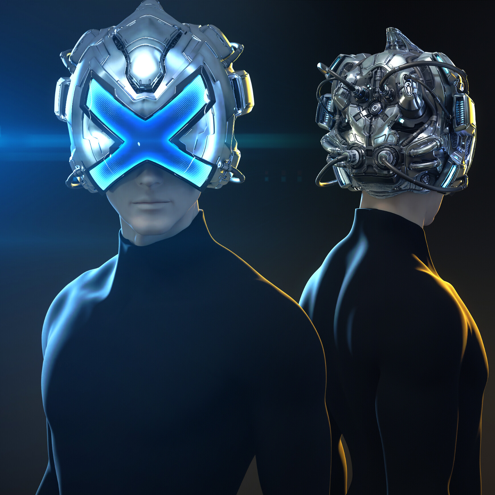 ArtStation - Professor X, Cerebro