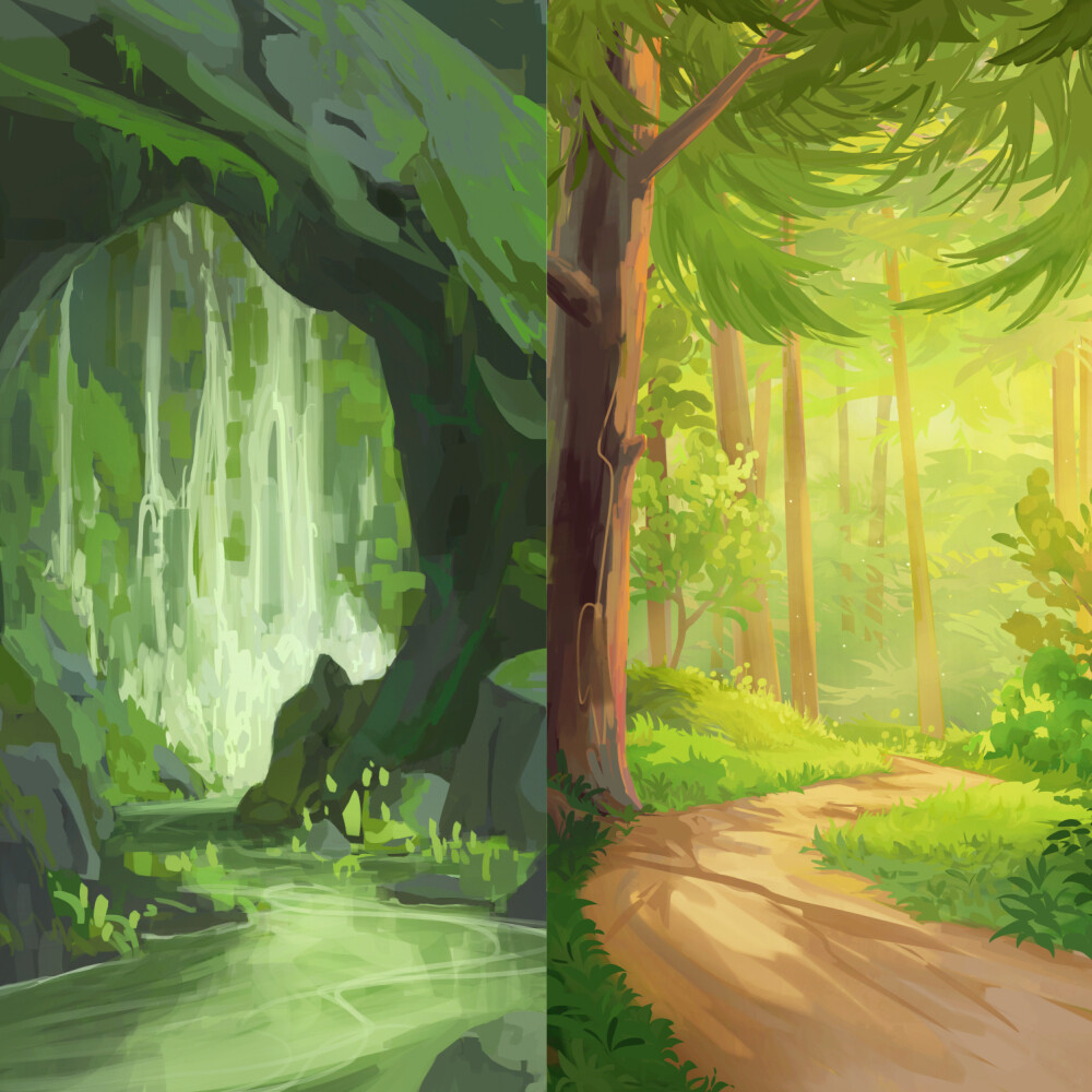 ArtStation - Sketches of peaceful places