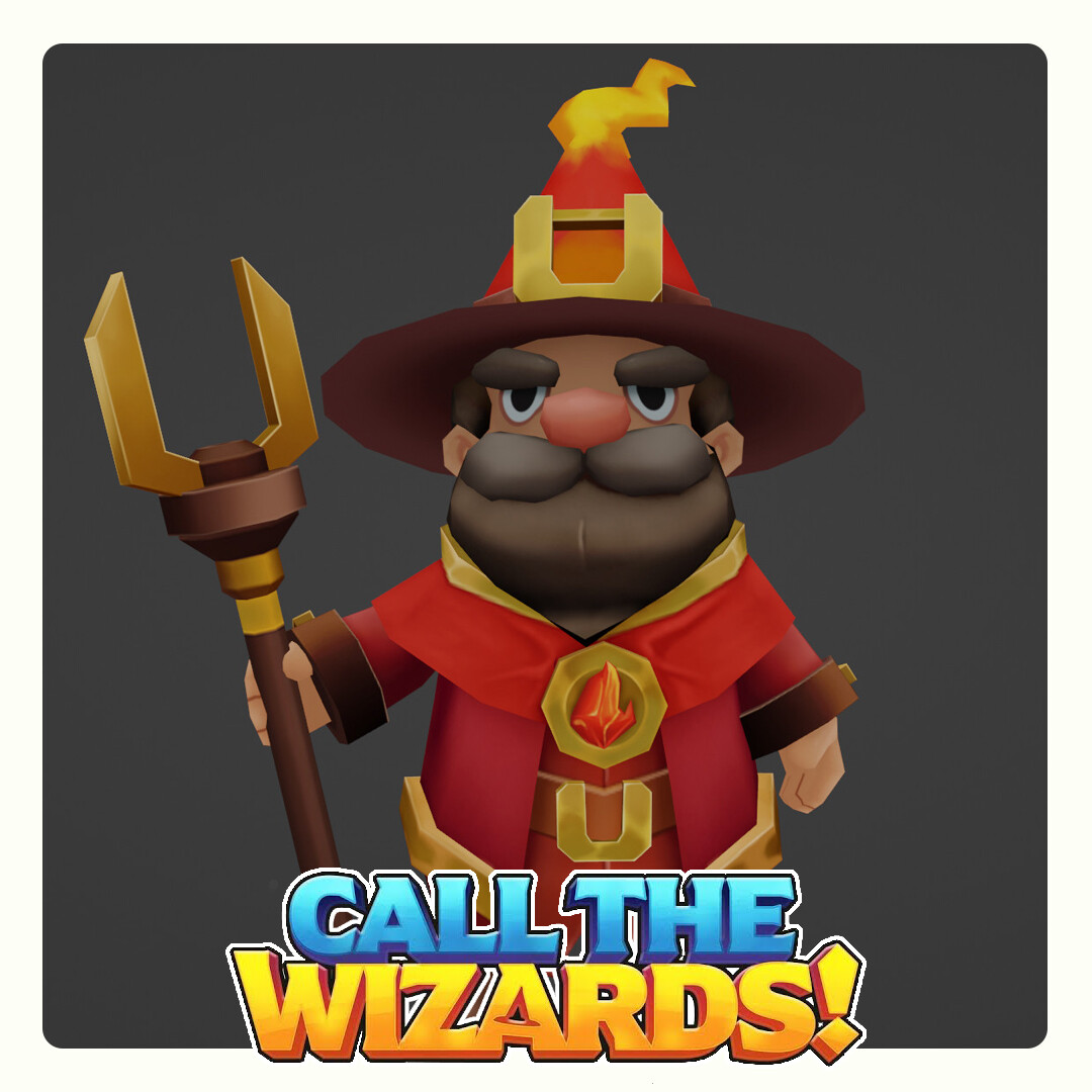 ArtStation - Flame Wizard