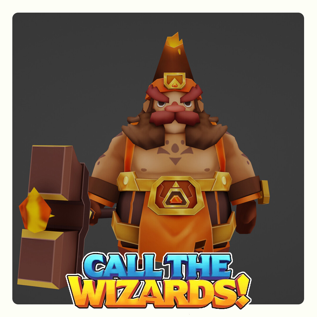 ArtStation - Lava Wizard