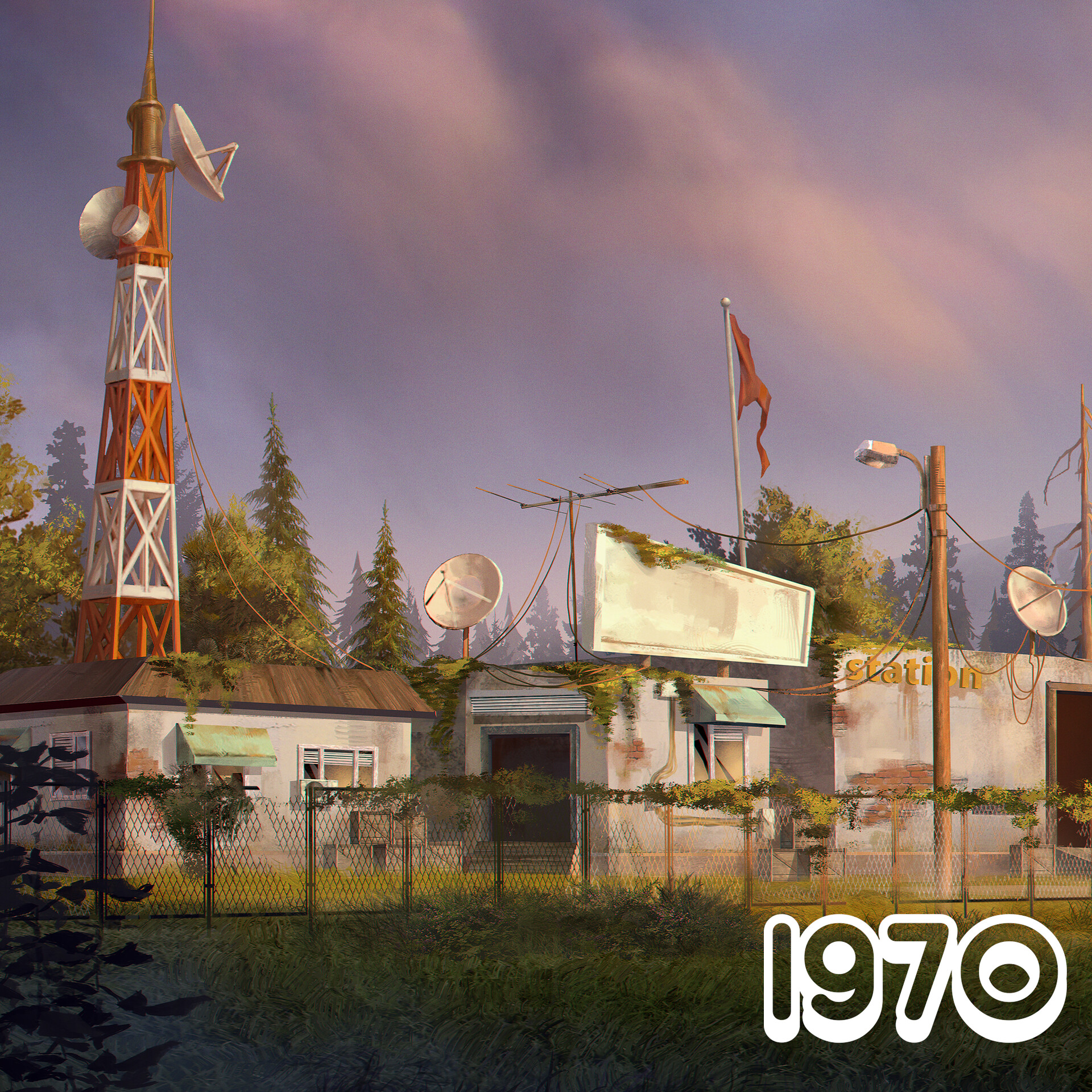 ArtStation - Radio station - Concept Art by Argentics