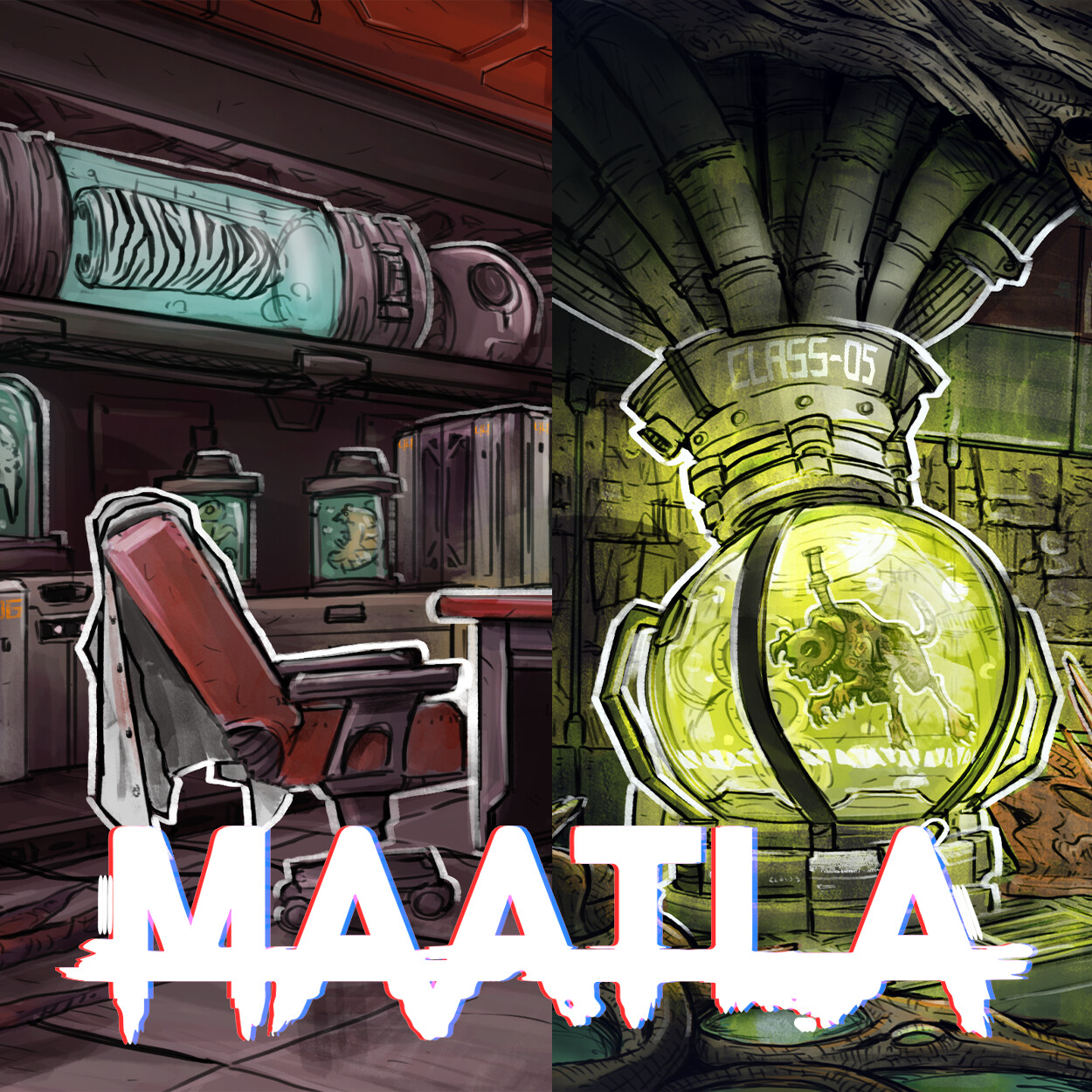 ArtStation - "MAATLA" | Animation short film : Environment concept art