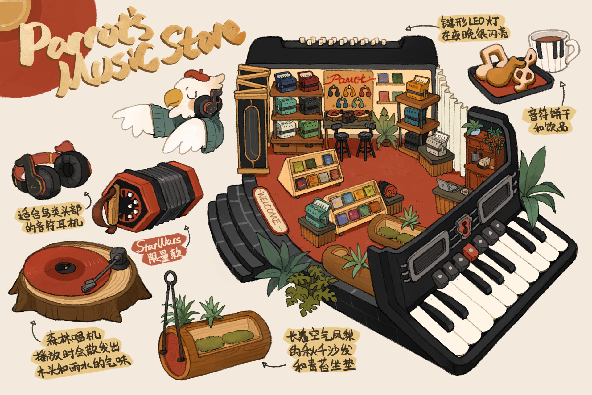 ArtStation - House-Music Store