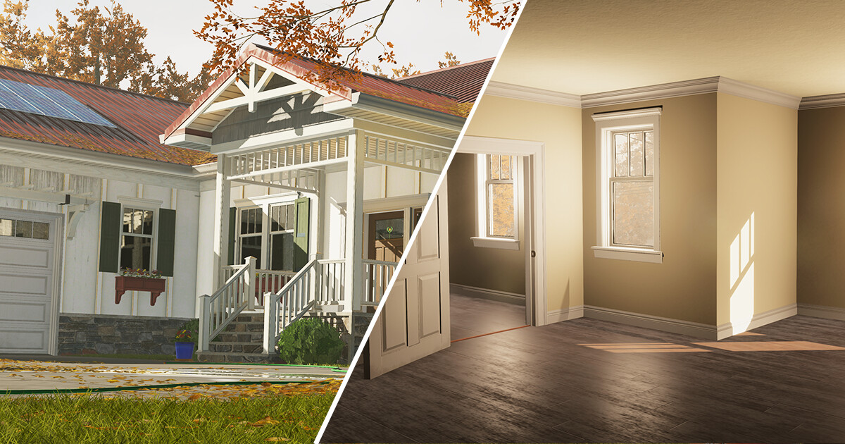 ArtStation - Residential Houses Environment - Unity