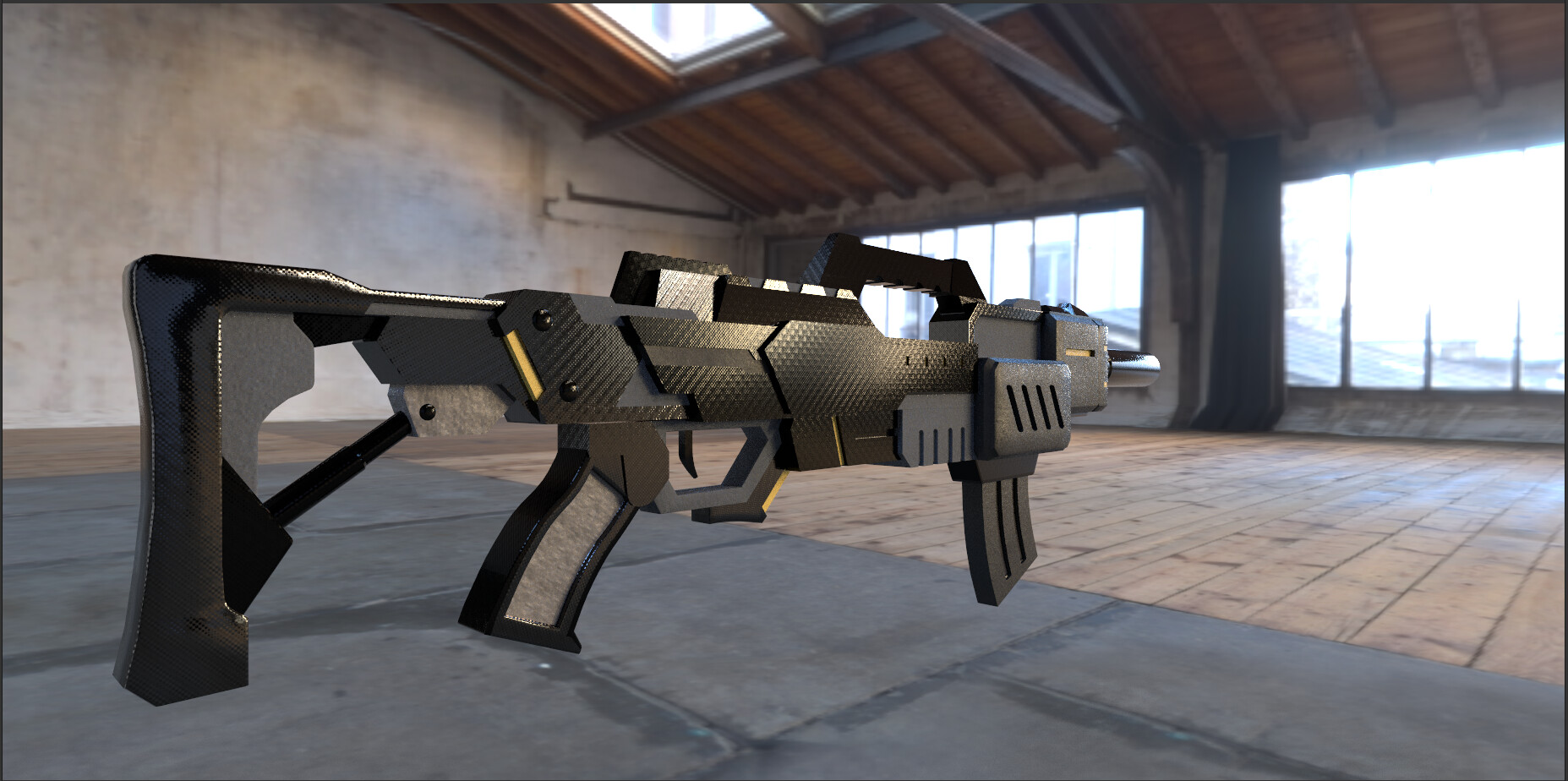 ArtStation - GUN sci-fi Weapons