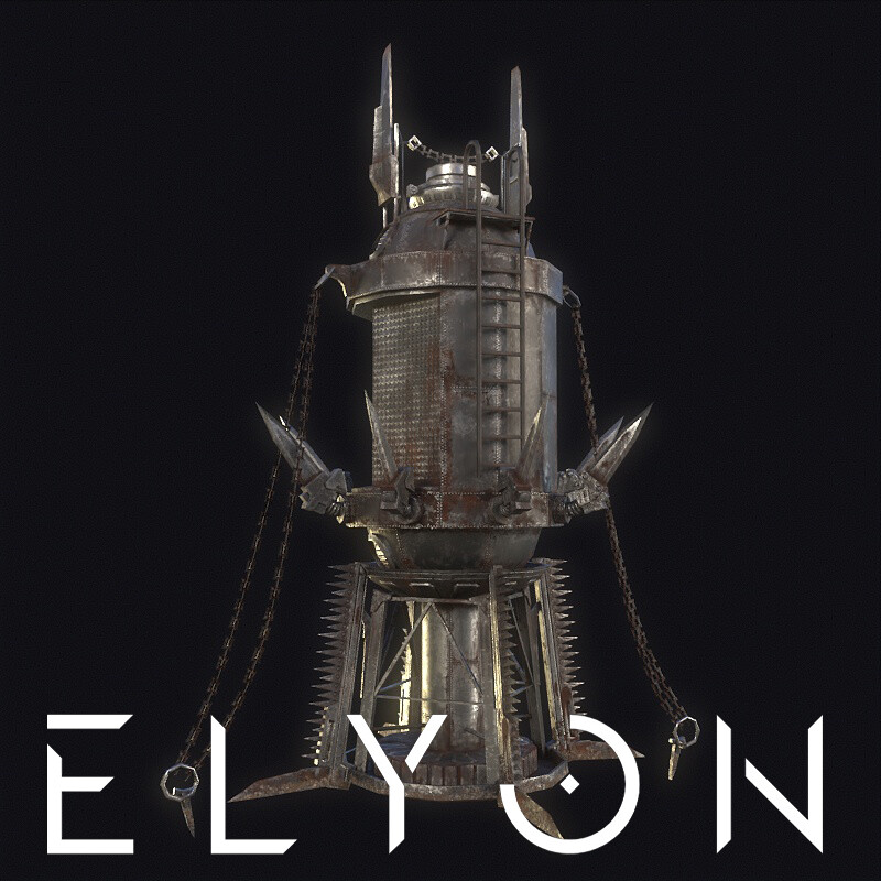 ArtStation - Elyon Black Oil Tank