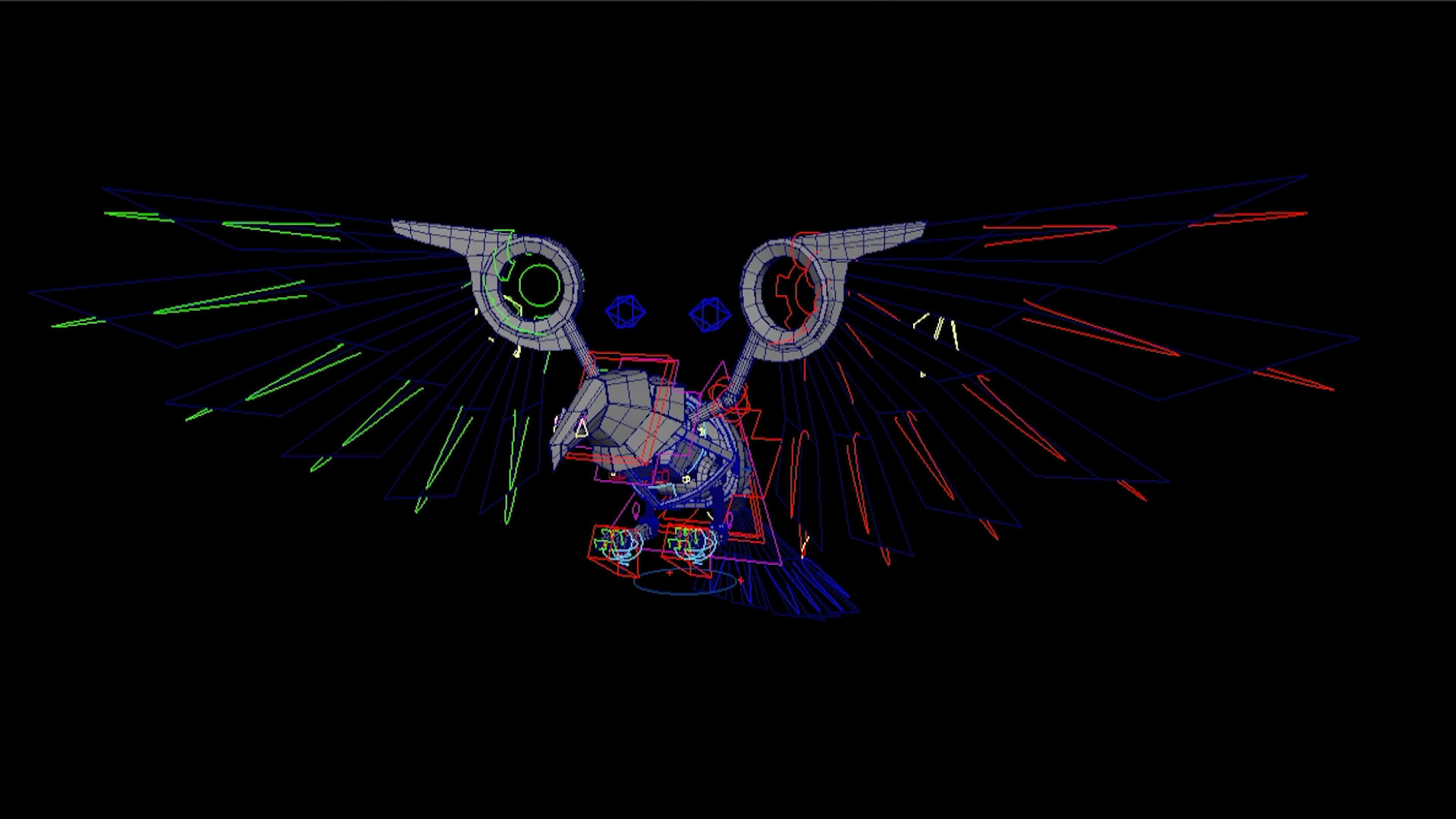 ArtStation - Mechanical Eagle rigging in Maya