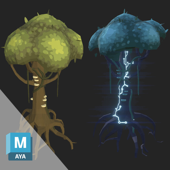 ArtStation - Stylized (Digital) Tree
