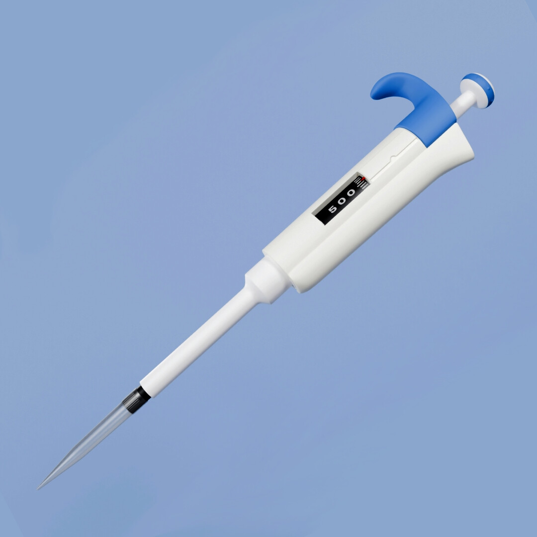 ArtStation - Automatic laboratory pipette 3D model