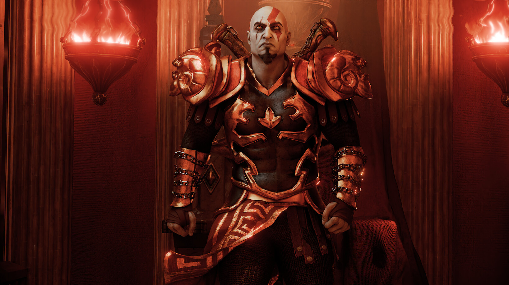 ArtStation - God of War 2 Remake - Kratos' God Armor