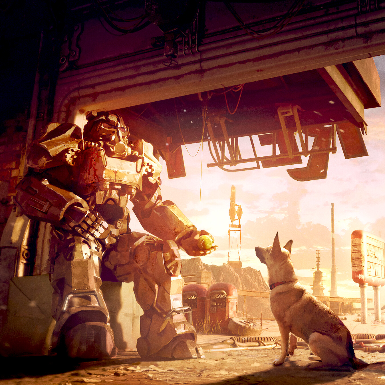 ArtStation - "Goodboy" Fallout fanart