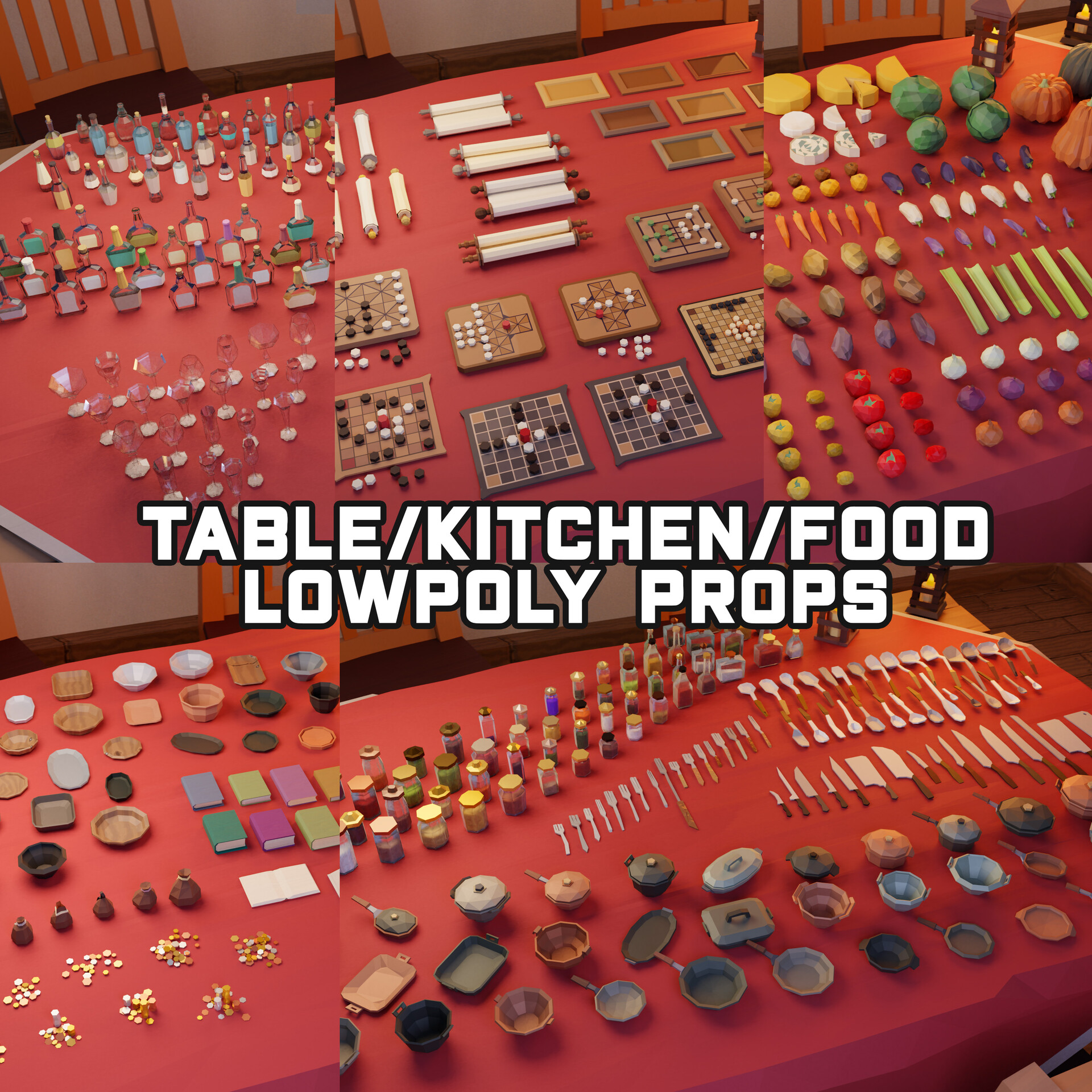 ArtStation - Miscellanious Table/Kitchen Props