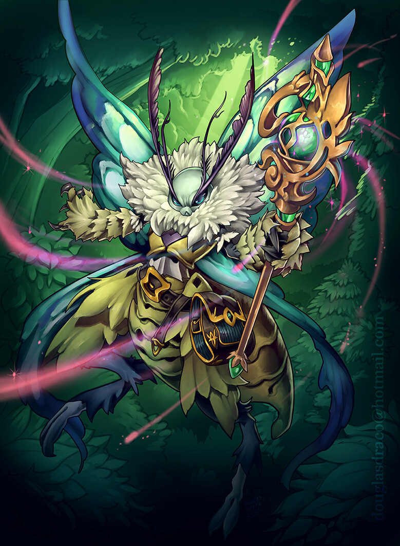 ArtStation - Moth Wizard