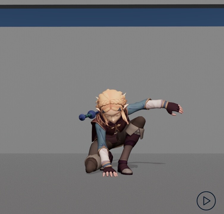 ArtStation - Roof run and jump animation