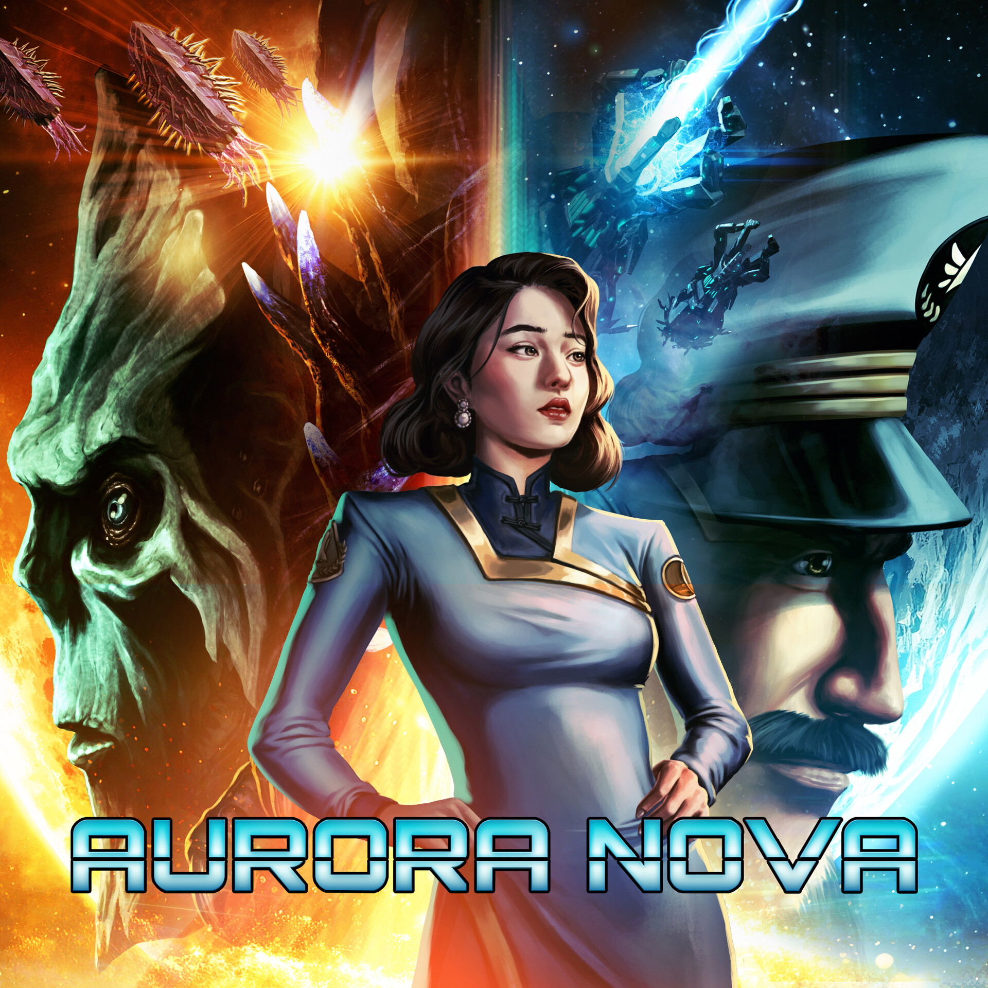 Tony Washington Art - Aurora Nova - Cover Art