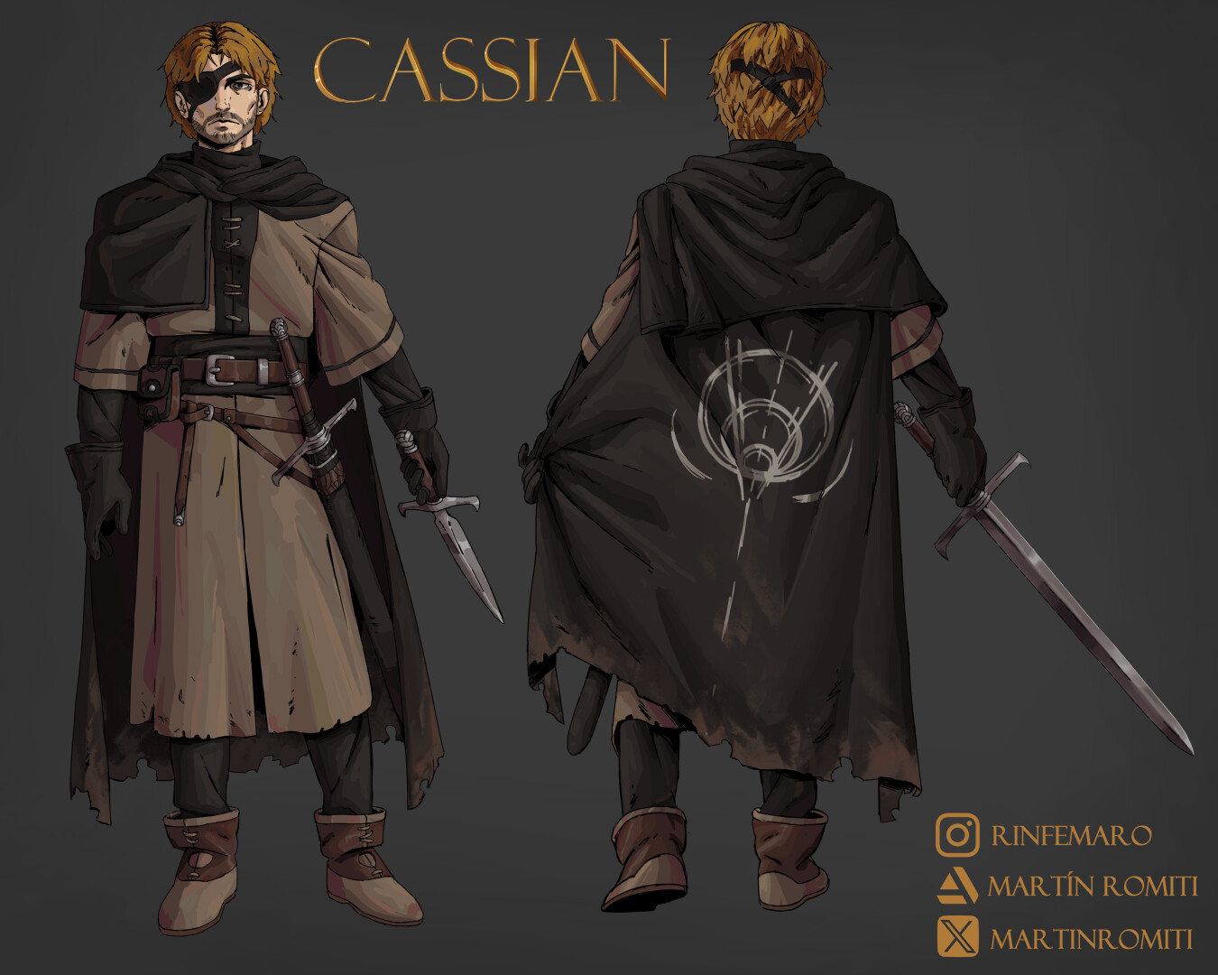 ArtStation - Cassian Character Sheet