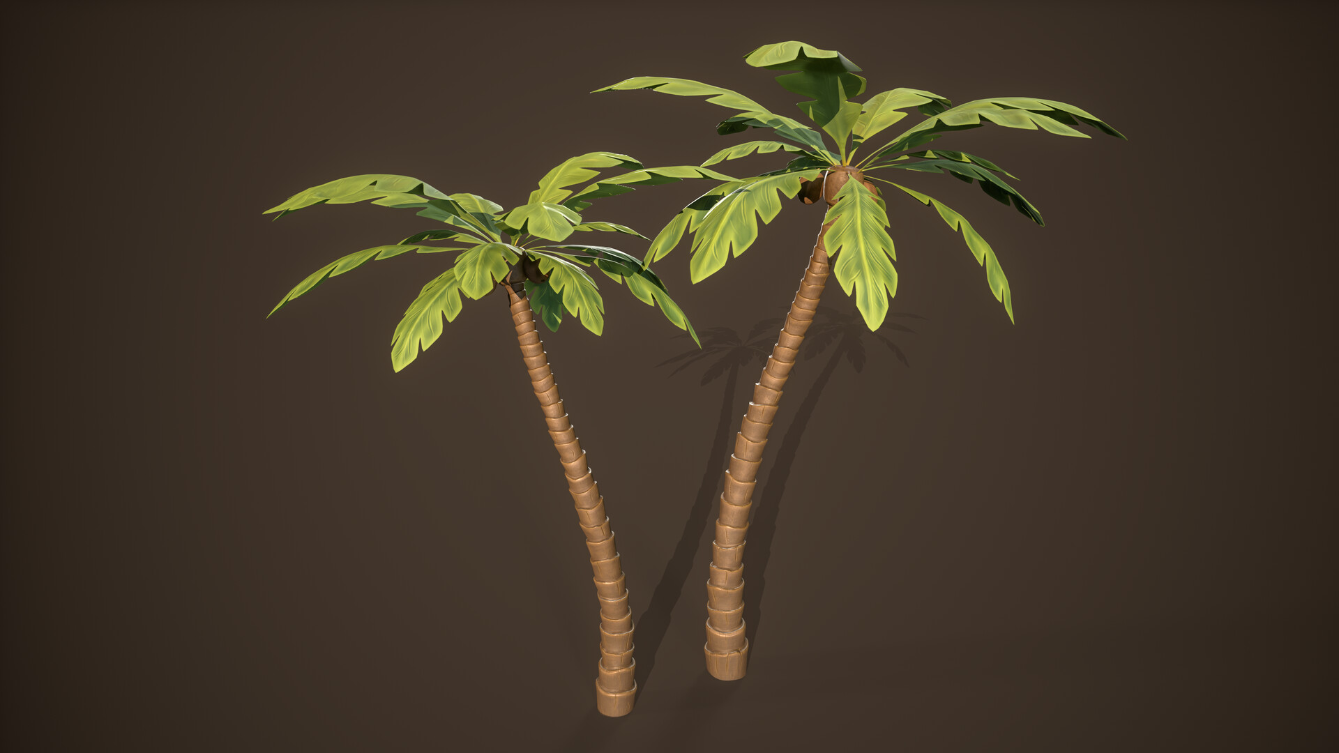 ArtStation - Stylized Palm Tree