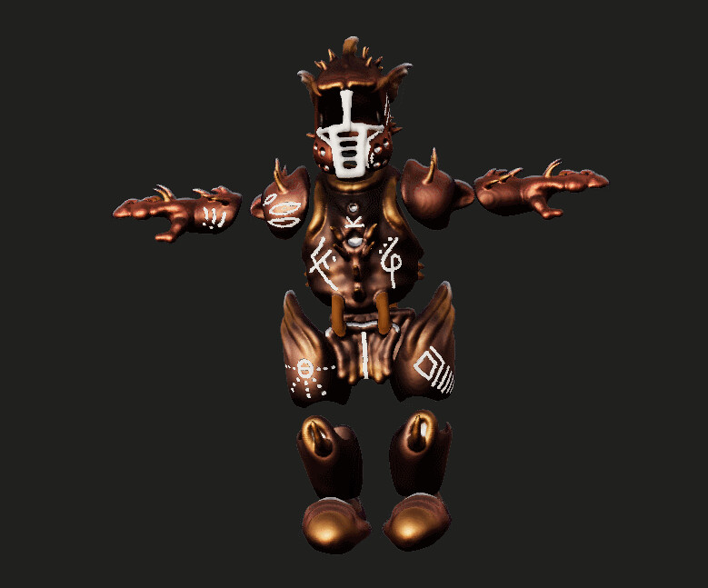 ArtStation - Kodon VR: Animated Armor Monster