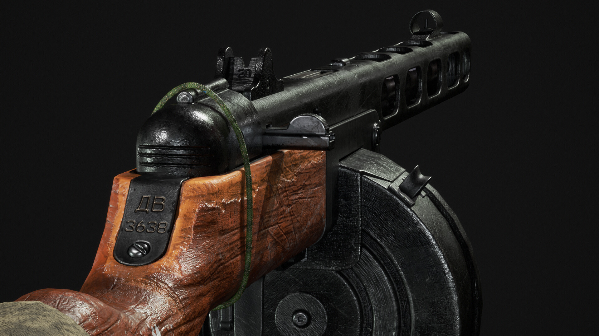 ArtStation - "Papasha" PPSH-41 submachine gun